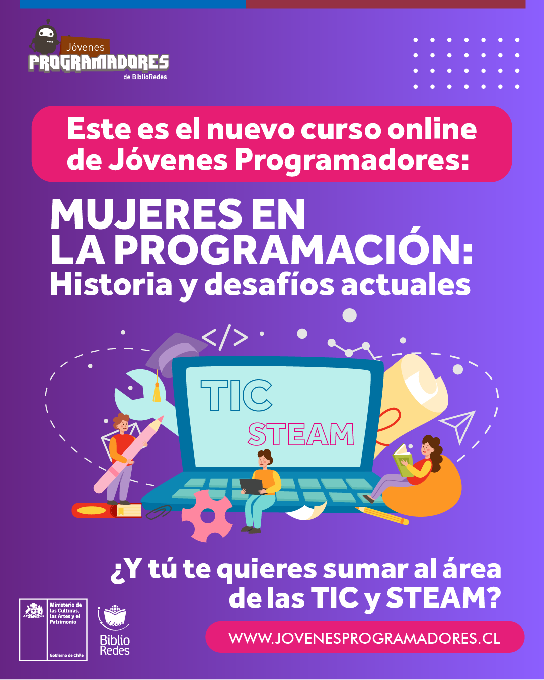Potente curso con enfoque de género es parte del proyecto Jóvenes Programadores | Servicio ...